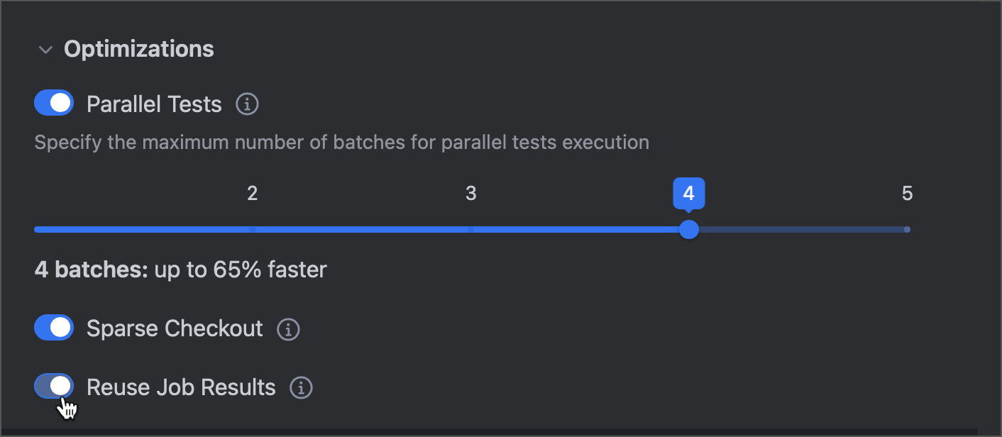 Pipeline Optimization | TeamCity Pipelines Documentation