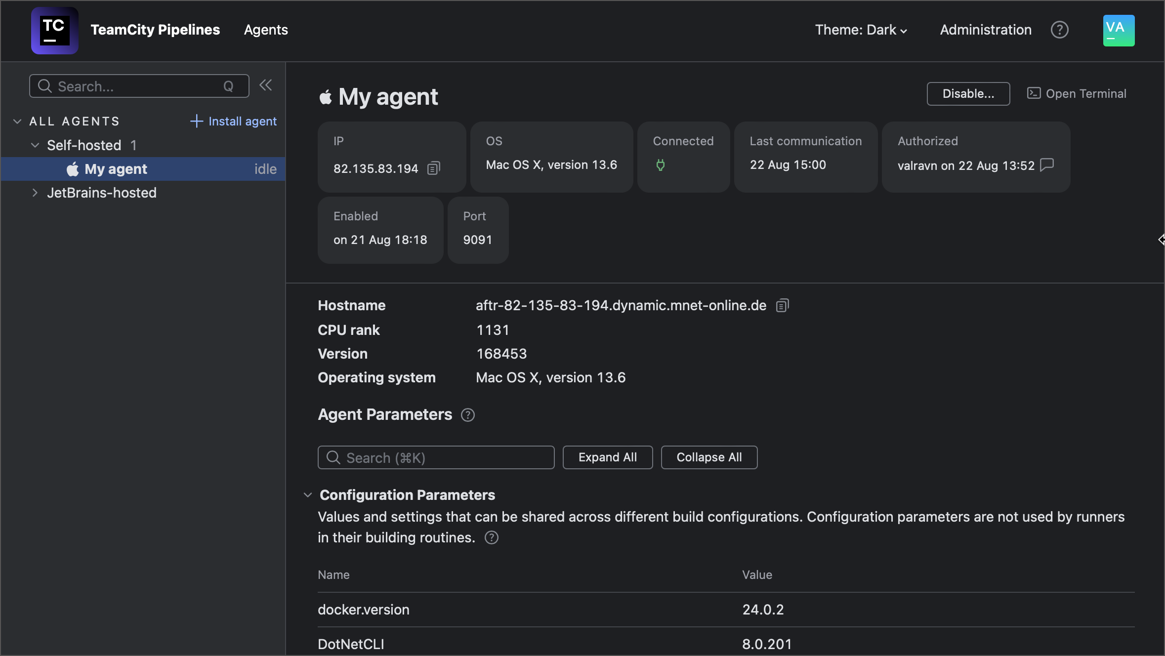 Self-Hosted Build Agents | TeamCity Pipelines Documentation