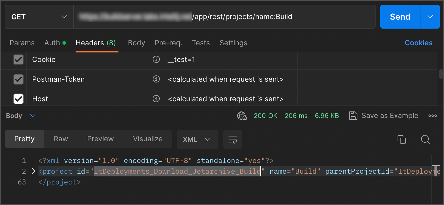 REST API Locators | TeamCity REST API Reference Documentation