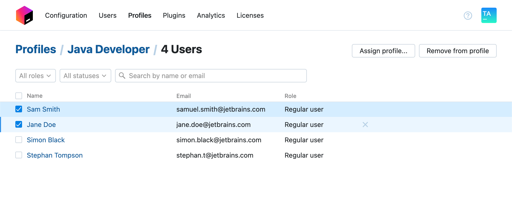 Profiles | Toolbox Enterprise Documentation