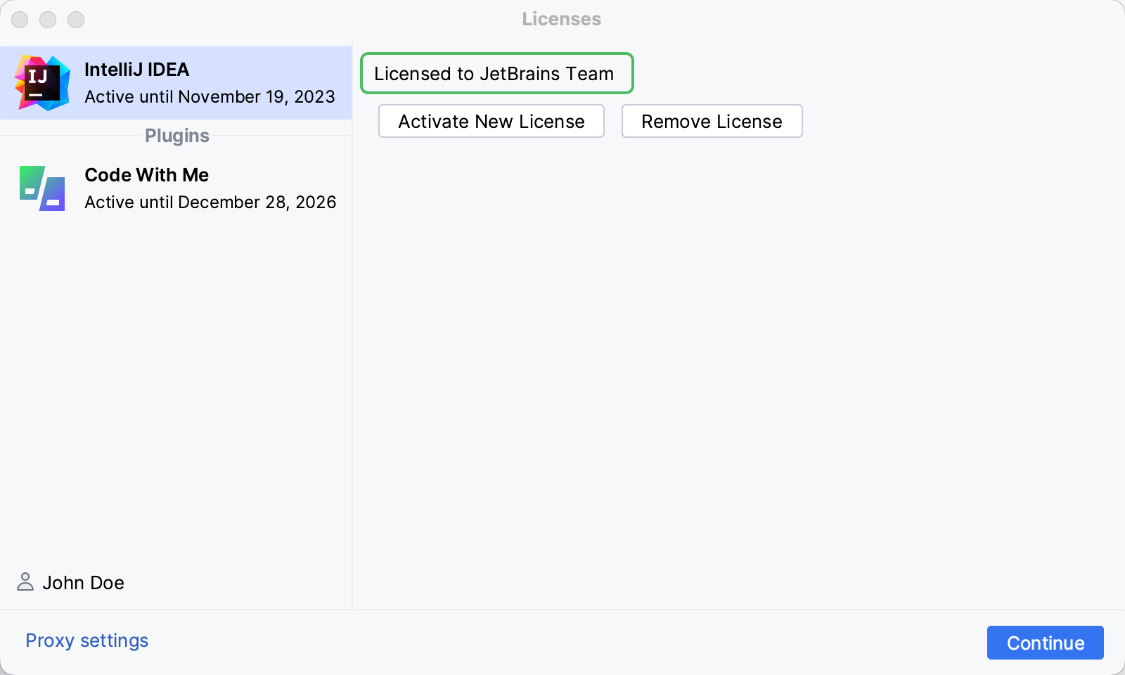 User guide: Activating a license | Toolbox Enterprise
