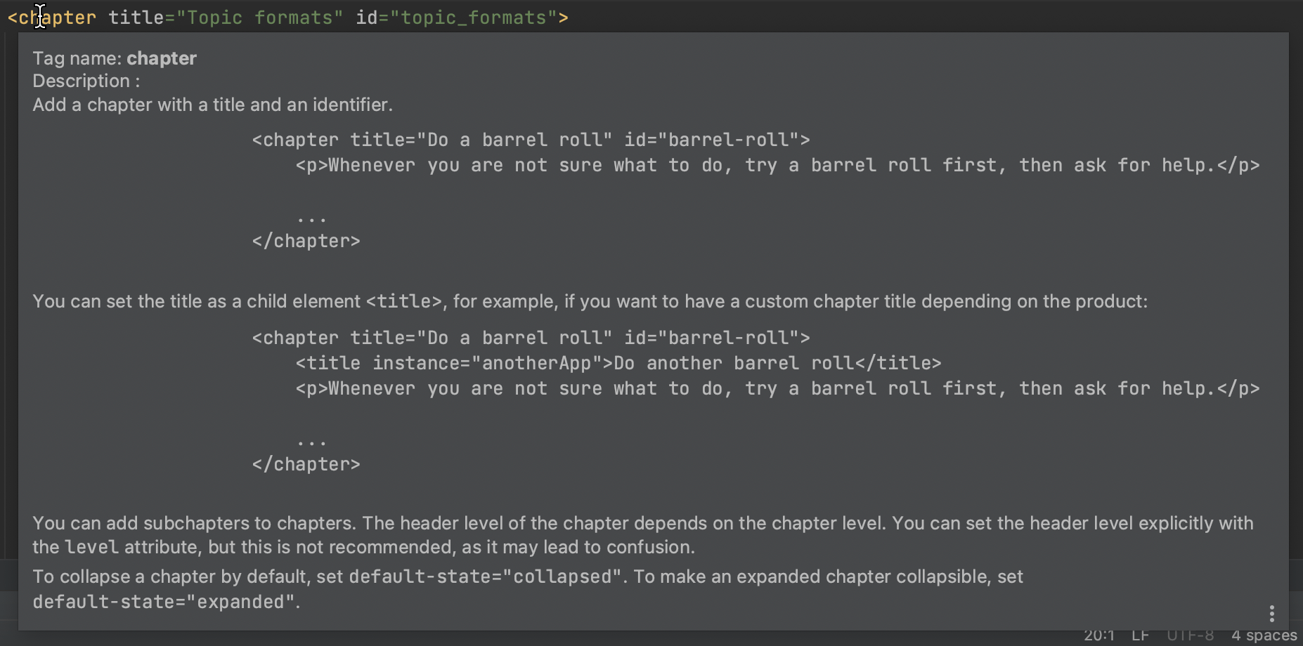 Markup | Writerside Documentation