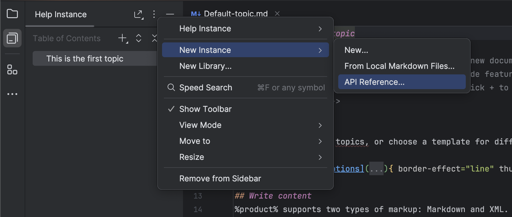 Generate API reference | Writerside Documentation Generate API reference | Writerside Documentation