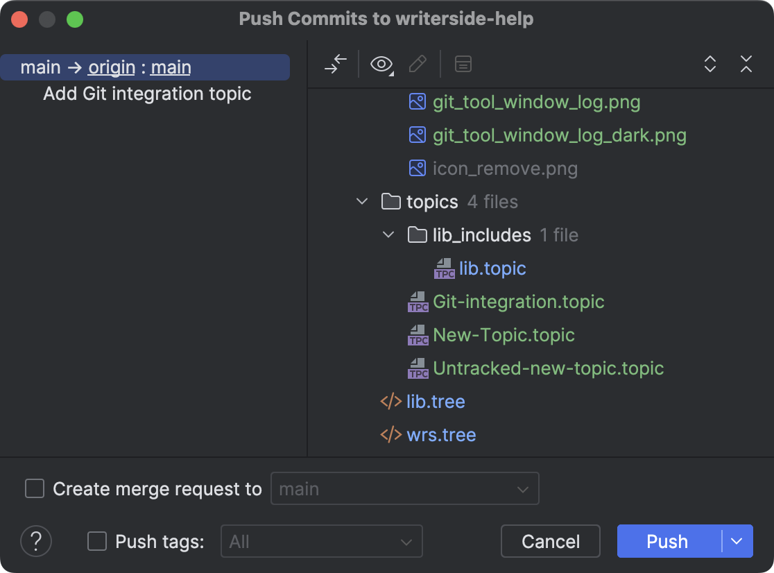 Git integration | Writerside Documentation