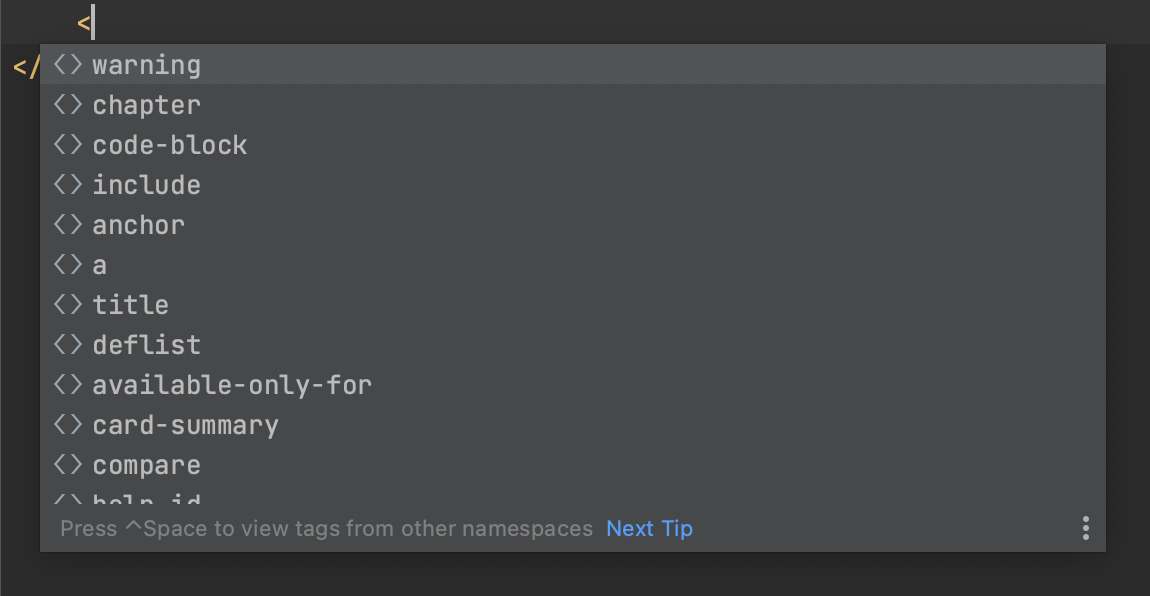 Markup | Writerside Documentation