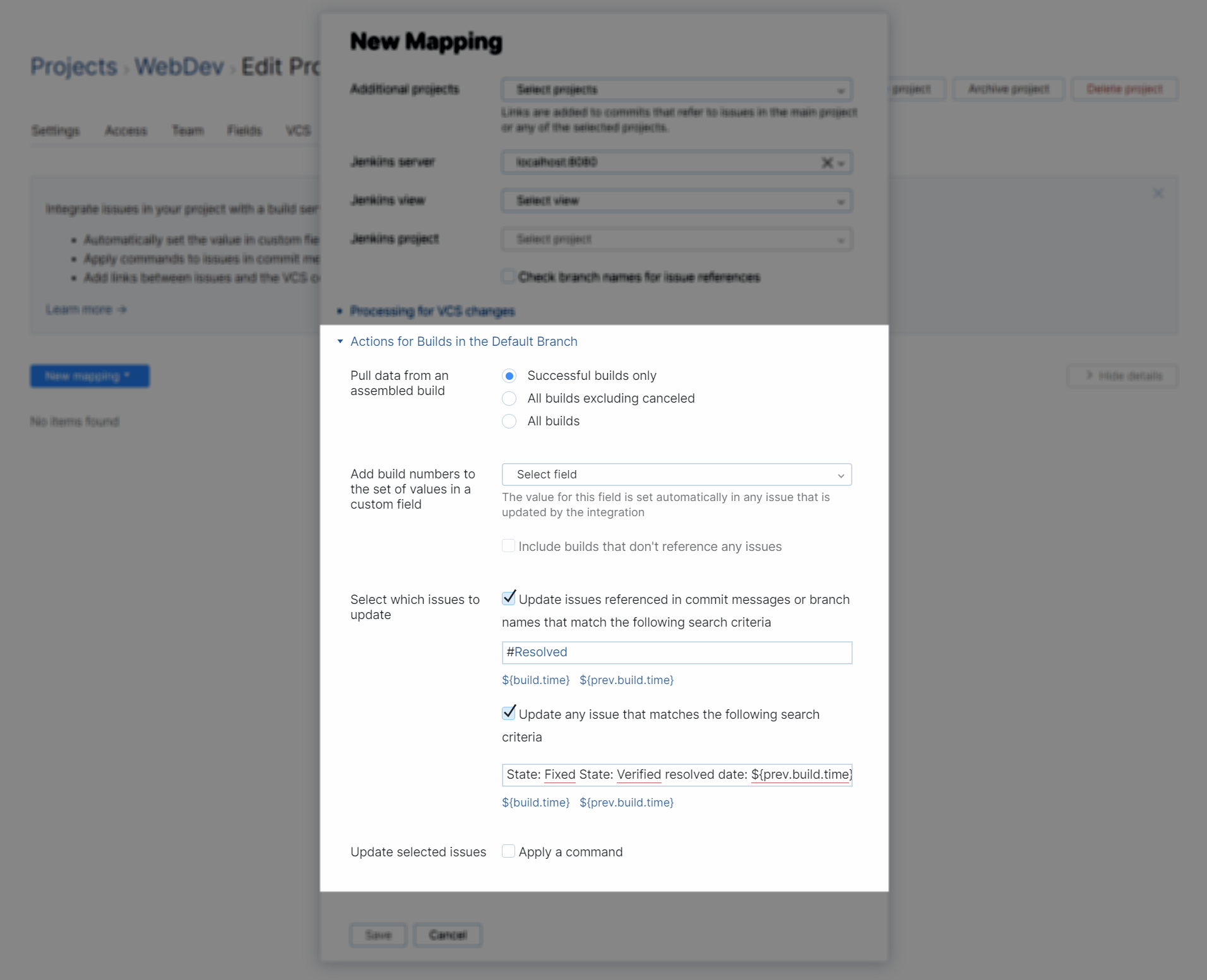 Integrate with Jenkins | YouTrack Server Documentation