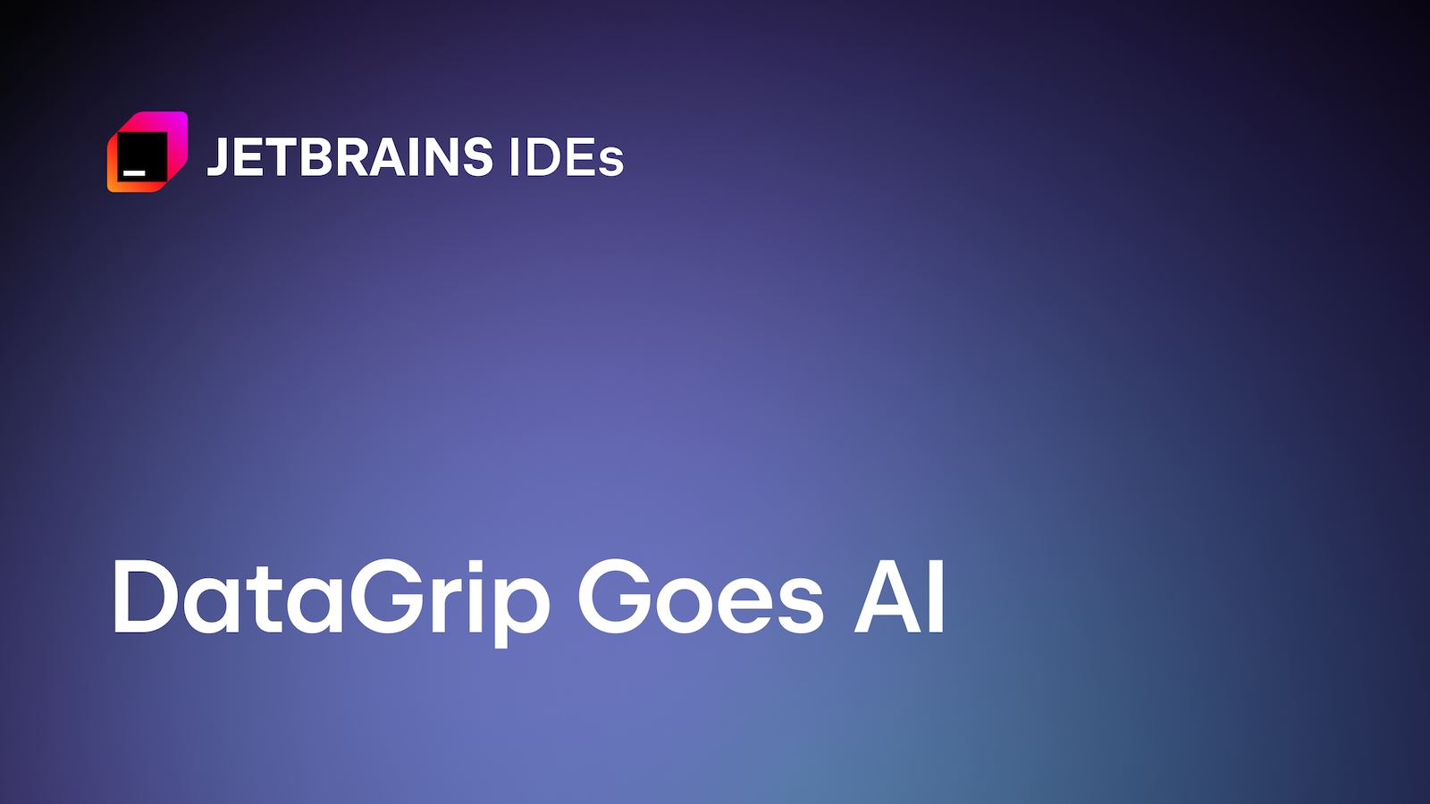 AI Assistant in DataGrip